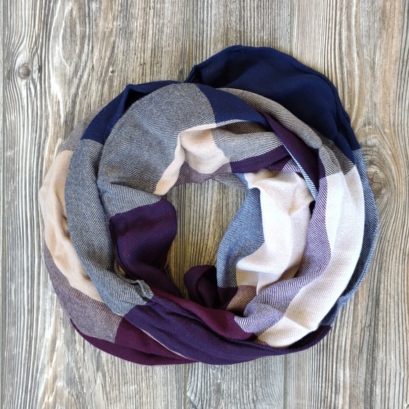 Accessories | Colorful Color Block Plaid Checkered Cozy Soft ...